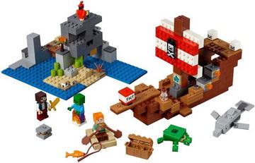 LEGO Minecraft 21152 The Pirate Ship Adventure - LEGO Set | Alza.cz
