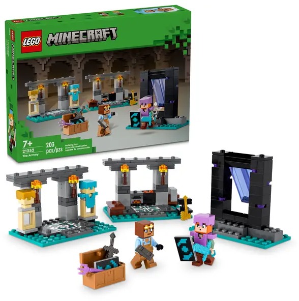 LEGO® Minecraft® 21252 Zbrojnice za 319 Kč - LEGO stavebnice | Alza.cz