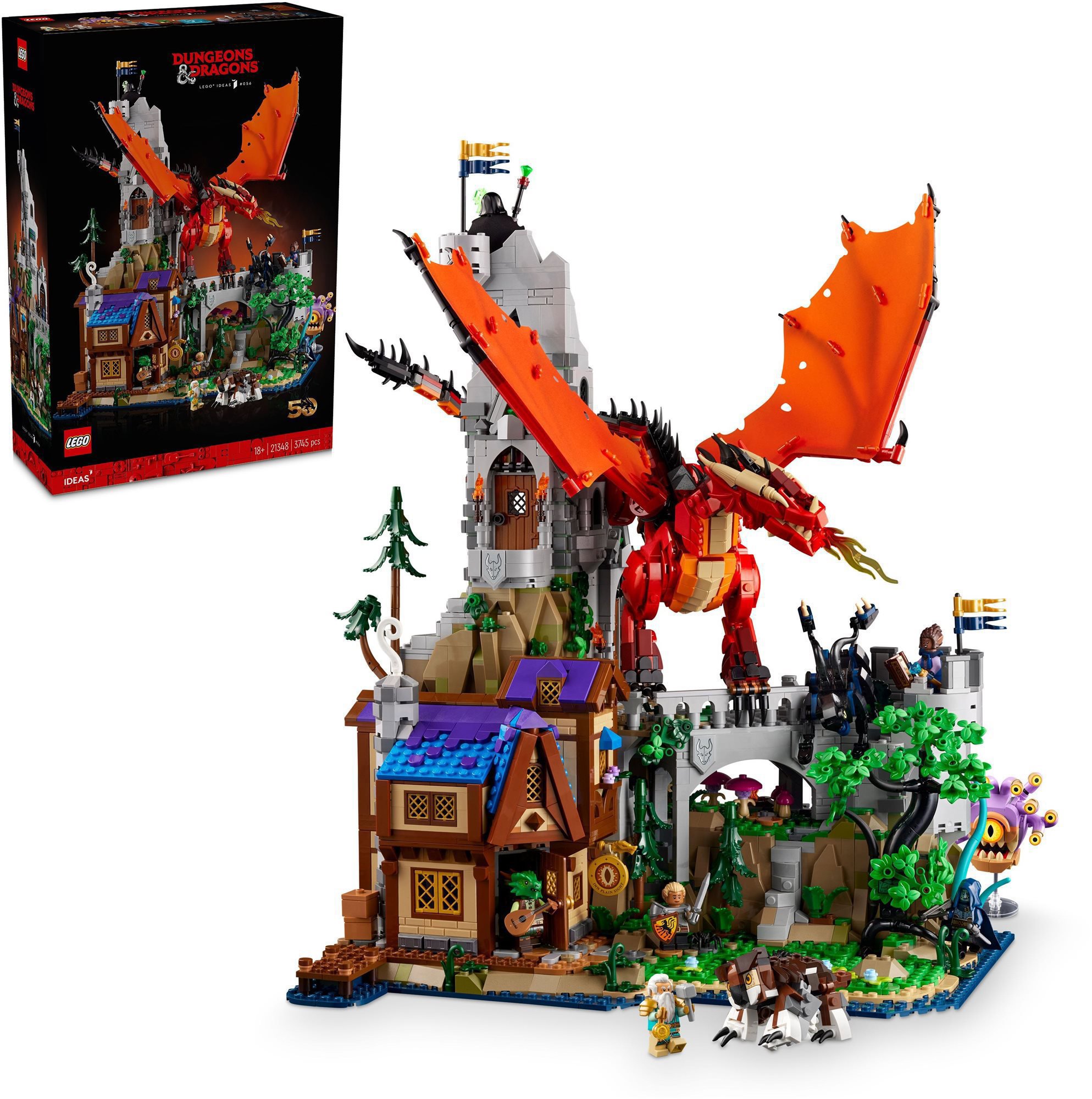 LEGO® Ideas 21348 Dungeons & Dragons: Příběh Rudého draka - LEGO ...