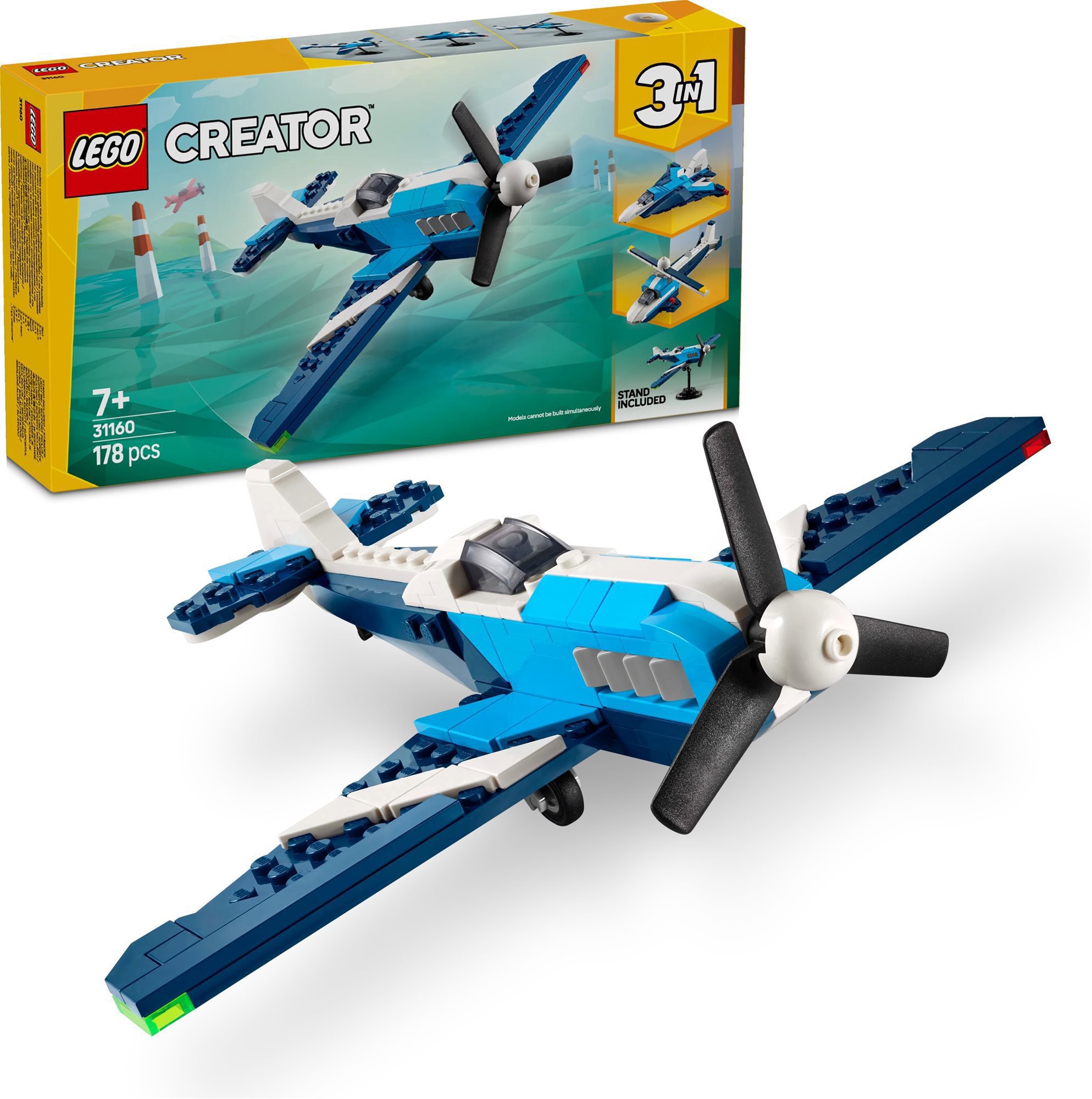 LEGO® Creator 3 v 1 31160 Závodní letadlo - LEGO stavebnice | Alza.cz