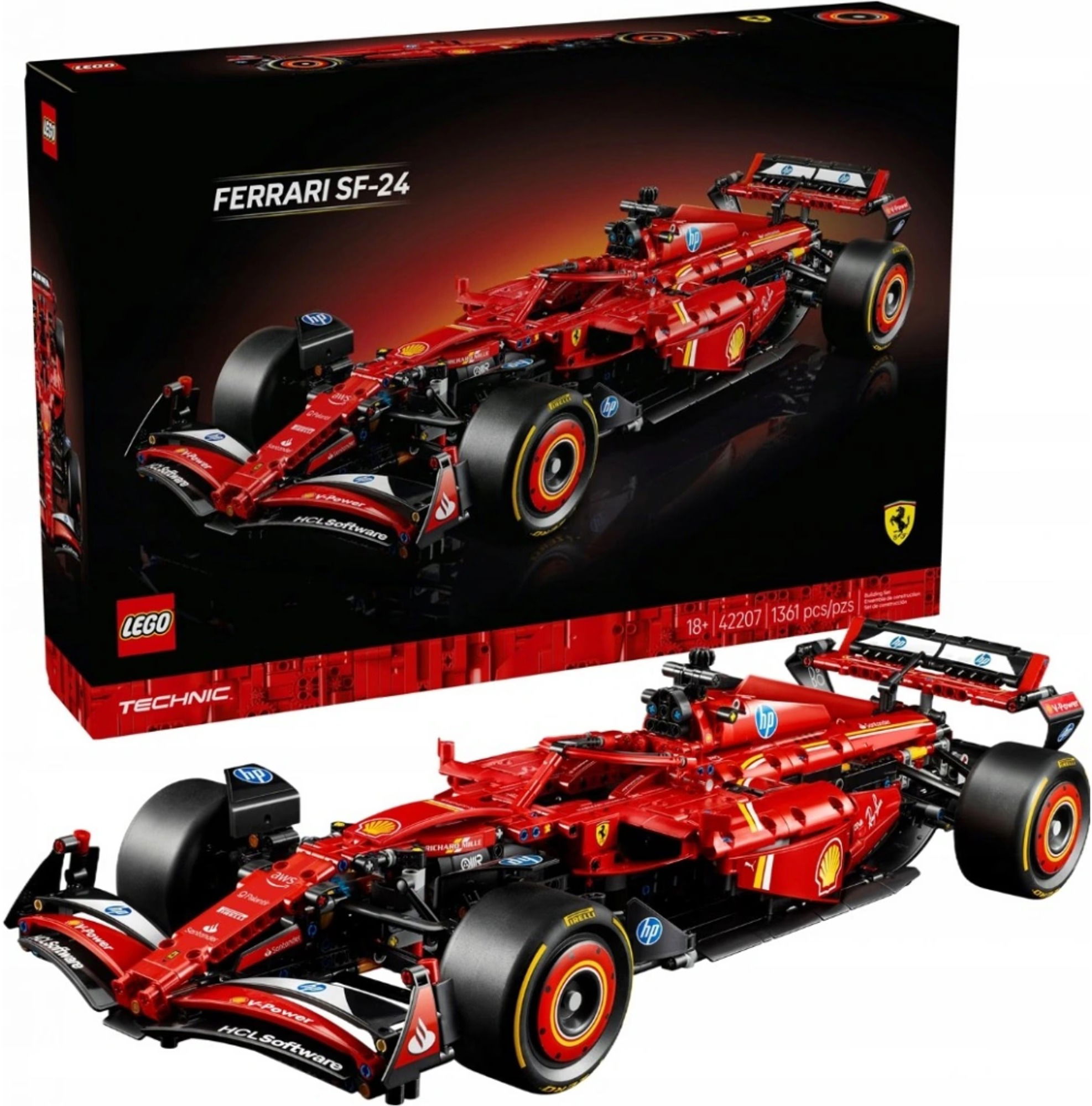 LEGO® Technic 42207 Auto Ferrari SF-24 F1 - LEGO stavebnice | Alza.cz