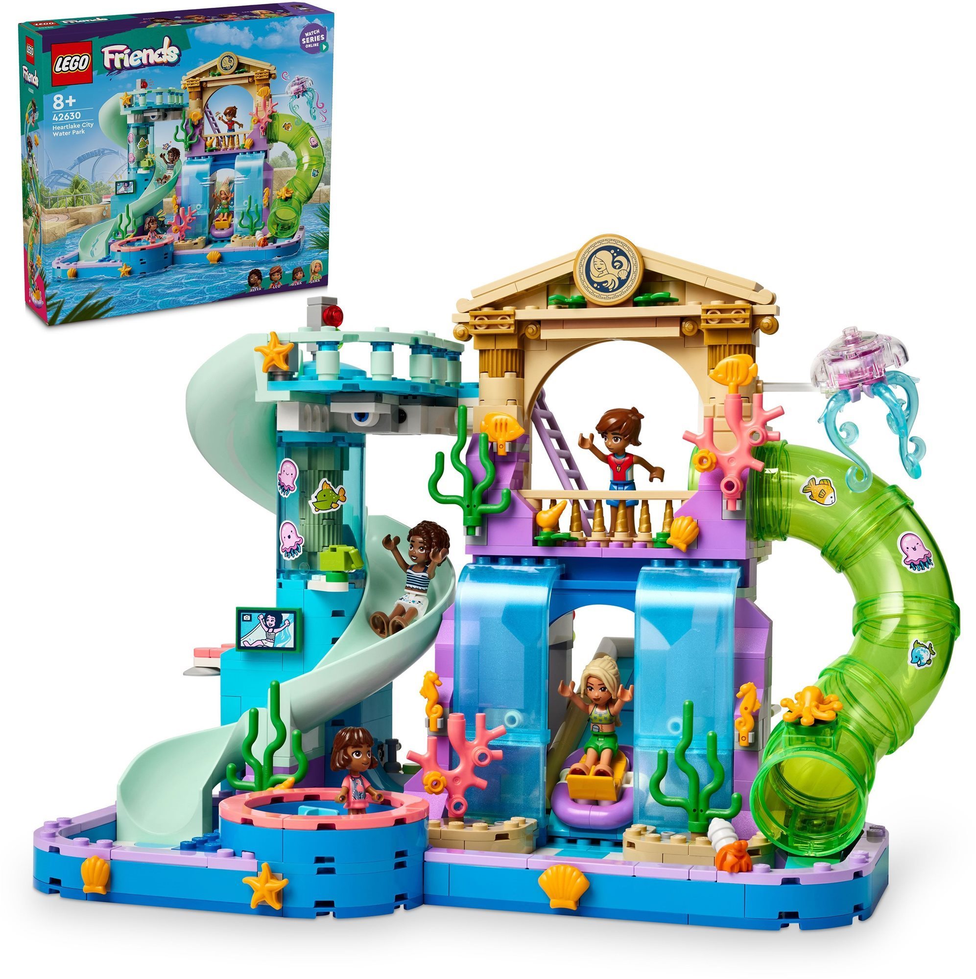 LEGO® Friends 42630 Aquapark v městečku Heartlake - LEGO stavebnice ...