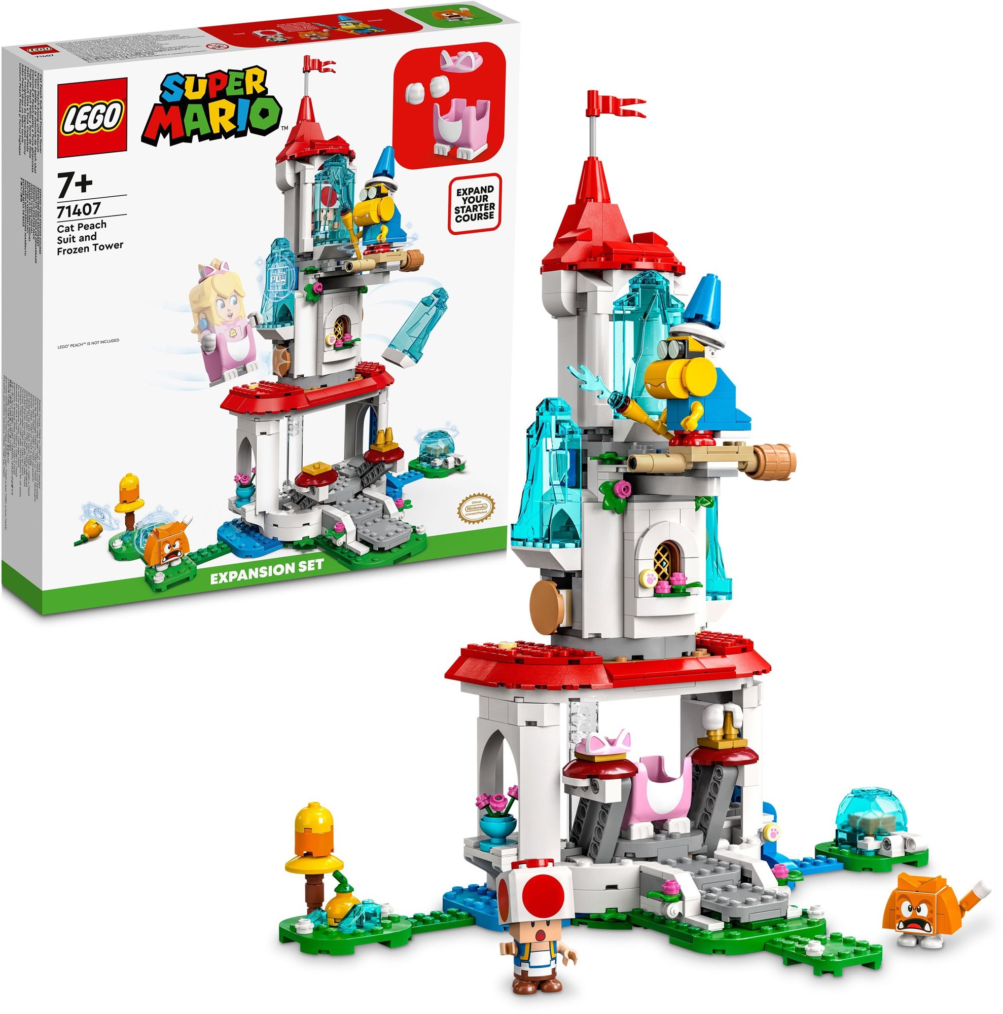 LEGO® Super Mario™ 71407 Kočka Peach a ledová věž – rozšiřující set ...