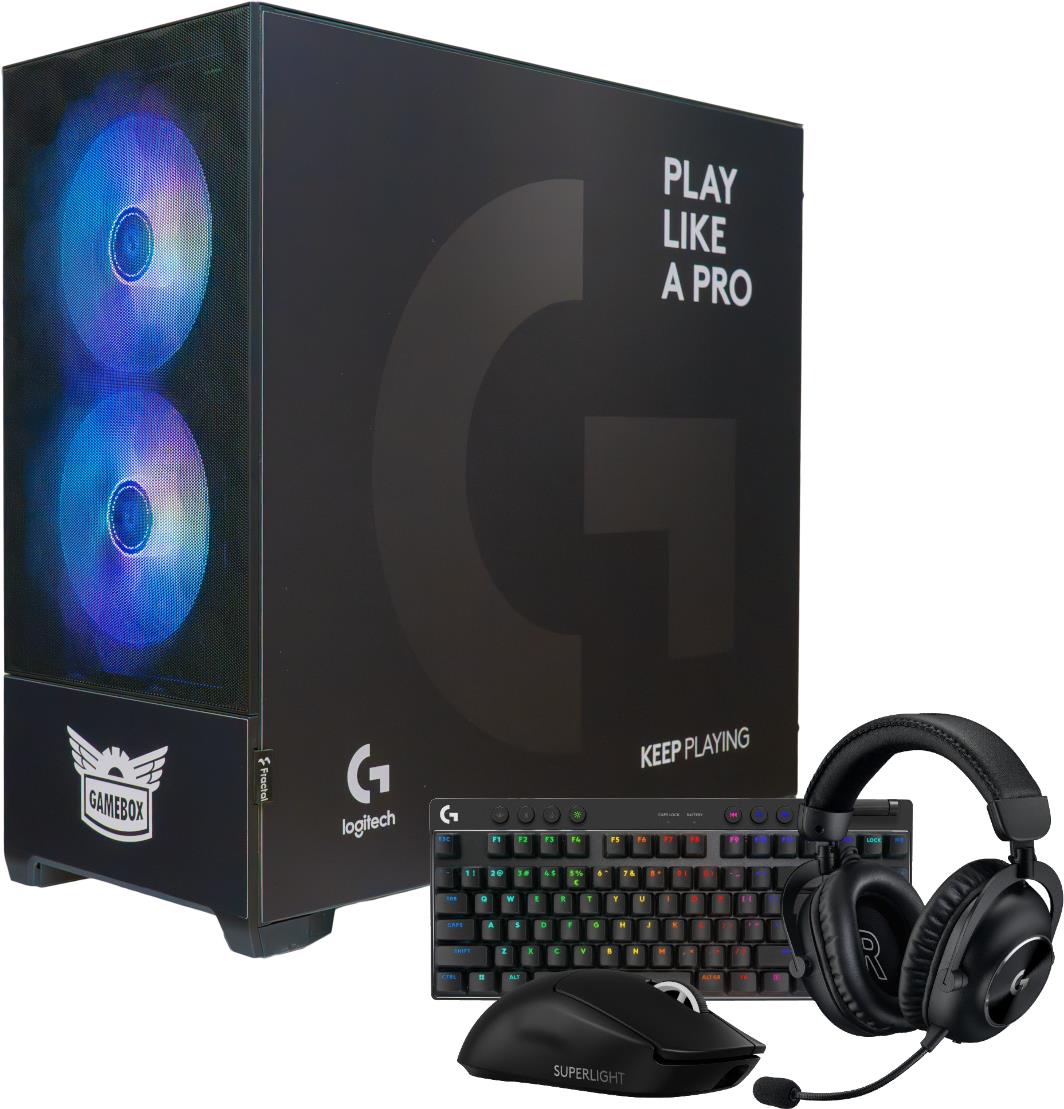 AlzaPC GameBox Prime Logitech Edice - i5 / RTX4060Ti / Black + Logitech ...