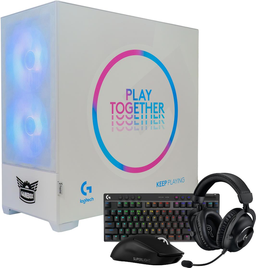 Kiegészítők: AlzaPC GameBox Prime Logitech Edition - i5 / RTX4060Ti ...