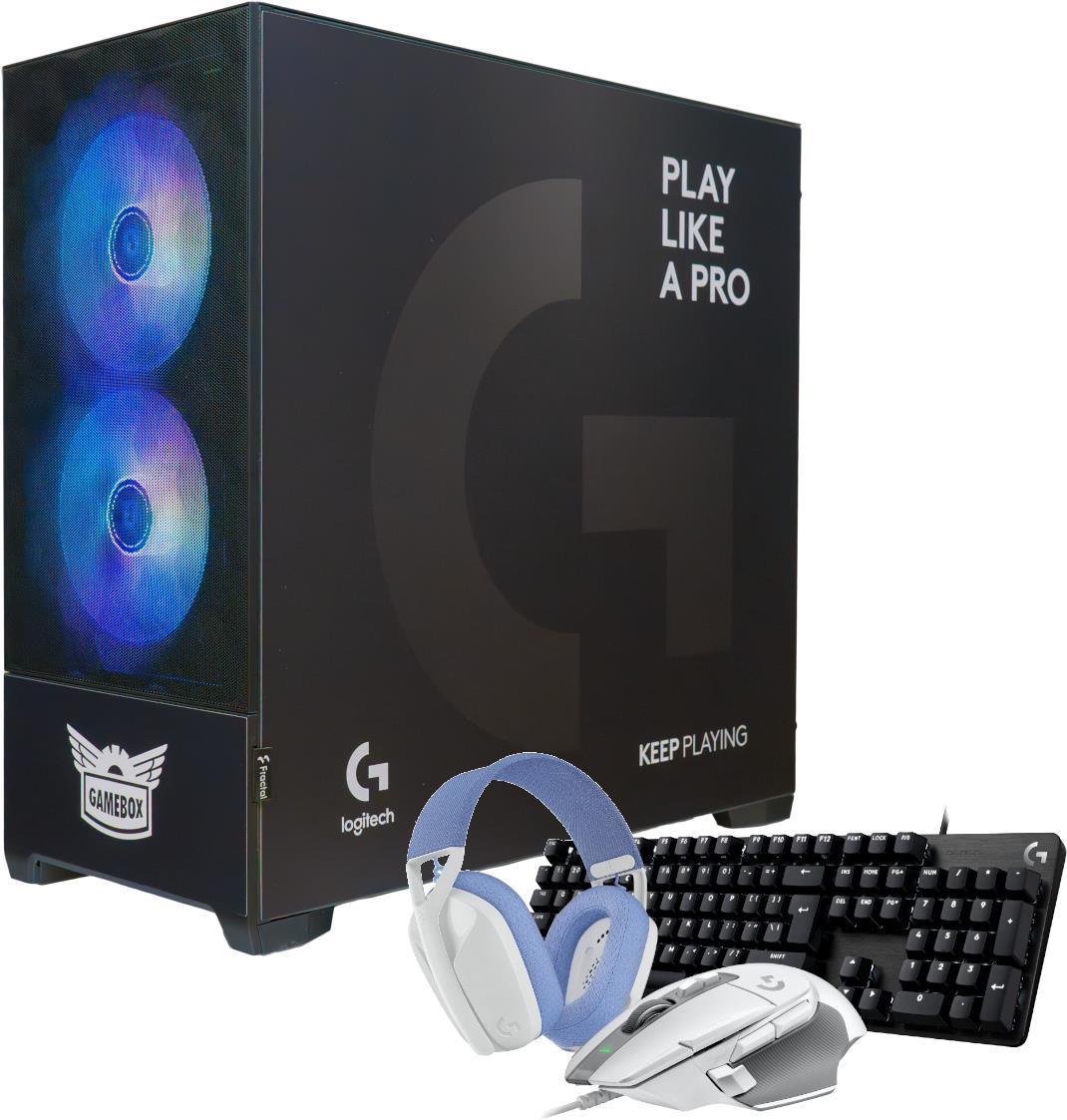 Kiegészítők: AlzaPC GameBox Prime Logitech Edition - i5 / RTX4060Ti ...