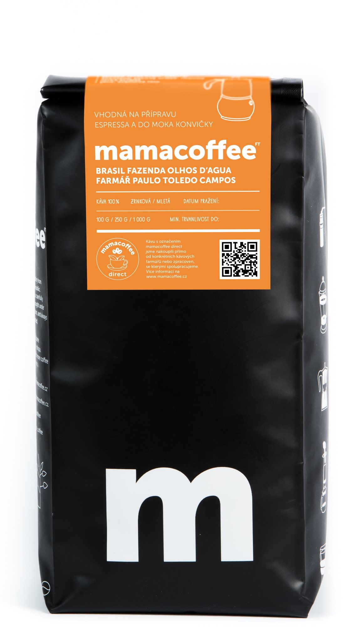 mamacoffee BRASIL fazenda Olhos D´Aqua, 1000g - Káva | Alza.cz