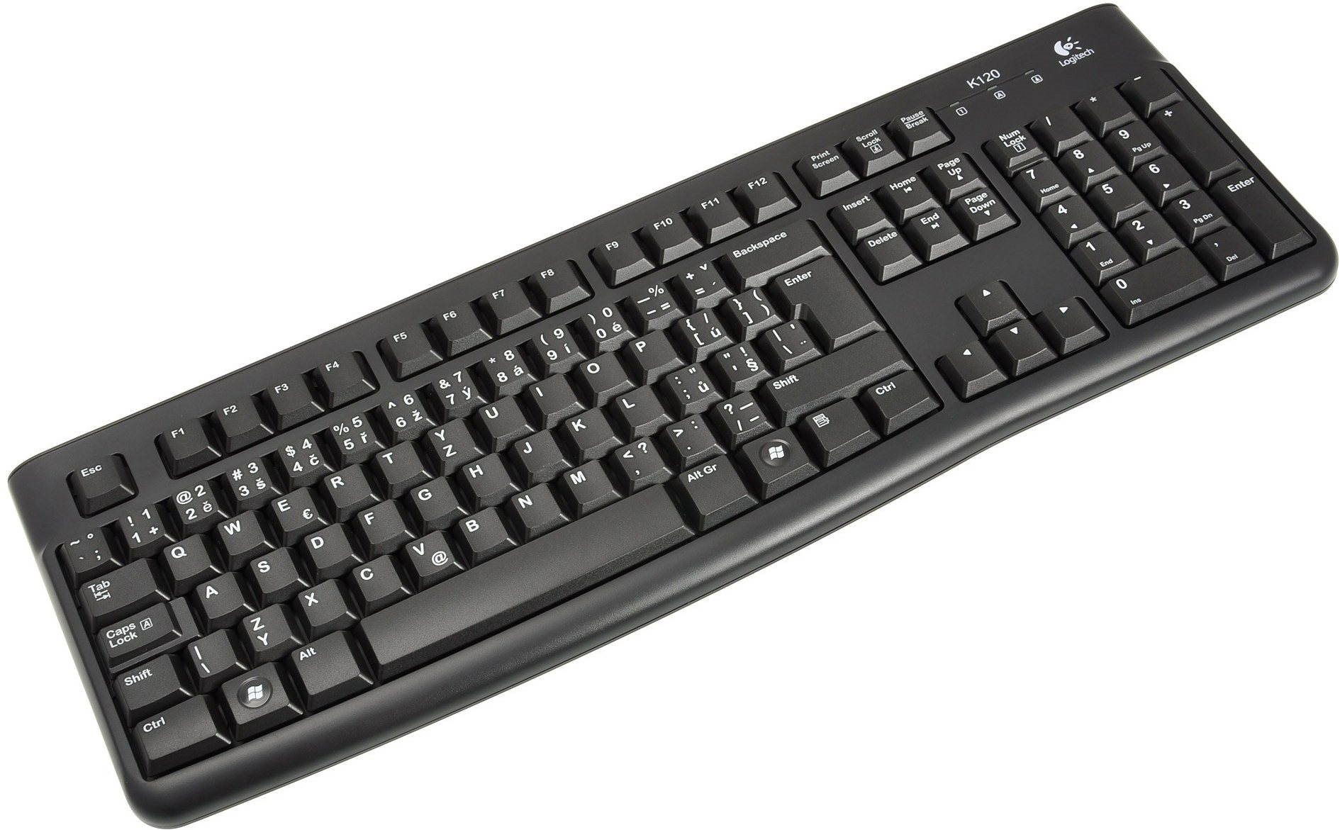 Logitech Keyboard K120 OEM - CZ/SK - Klávesnice | Alza.cz