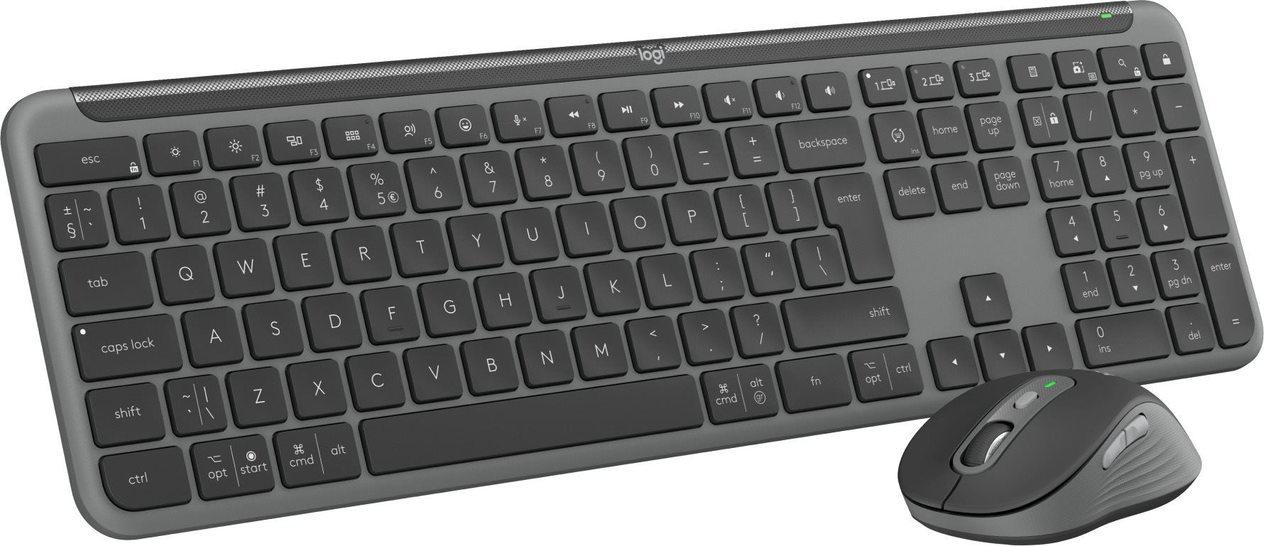 Logitech MK950 Graphite - US INTL - Set klávesnice a myši | Alza.cz