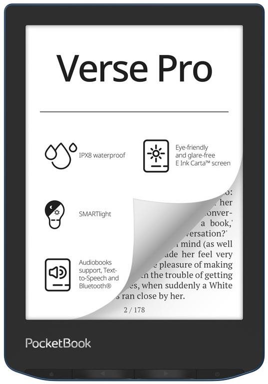 PocketBook 634 Verse Pro Azure - kék - Ebook olvasó | Alza.hu