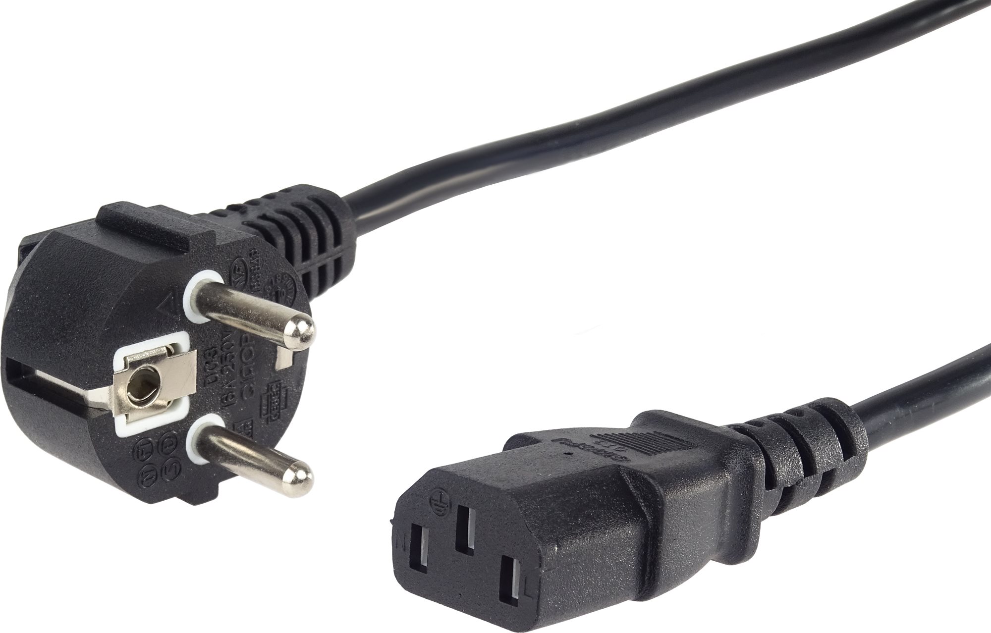 PremiumCord napájecí 230V k PC 2m černý - Napájecí kabel | Alza.cz