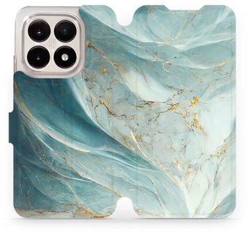 Mobiwear Flip pouzdro pro Xiaomi 15T zelenkavý mramor - Pouzdro na ...