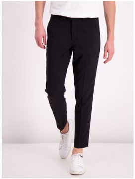 Lindbergh Černé zkrácené slim fit kalhoty - Kalhoty | Alza.cz