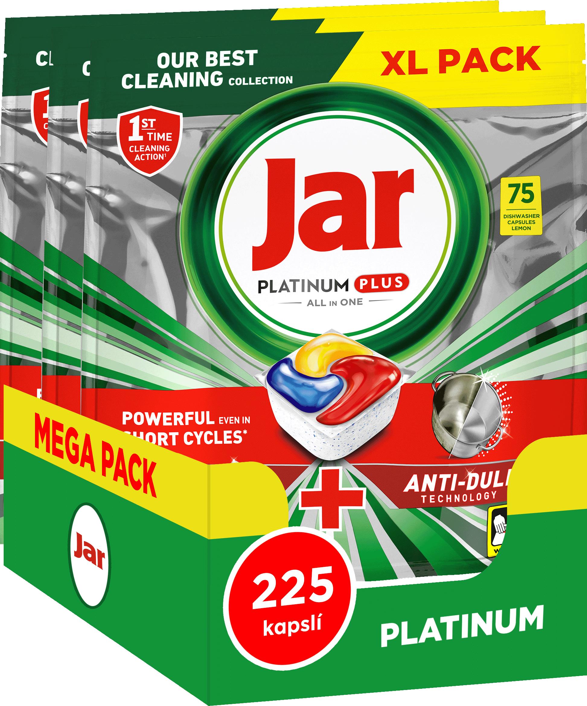 JAR Platinum Plus Lemon 225 ks - Tablety do myčky | Alza.cz