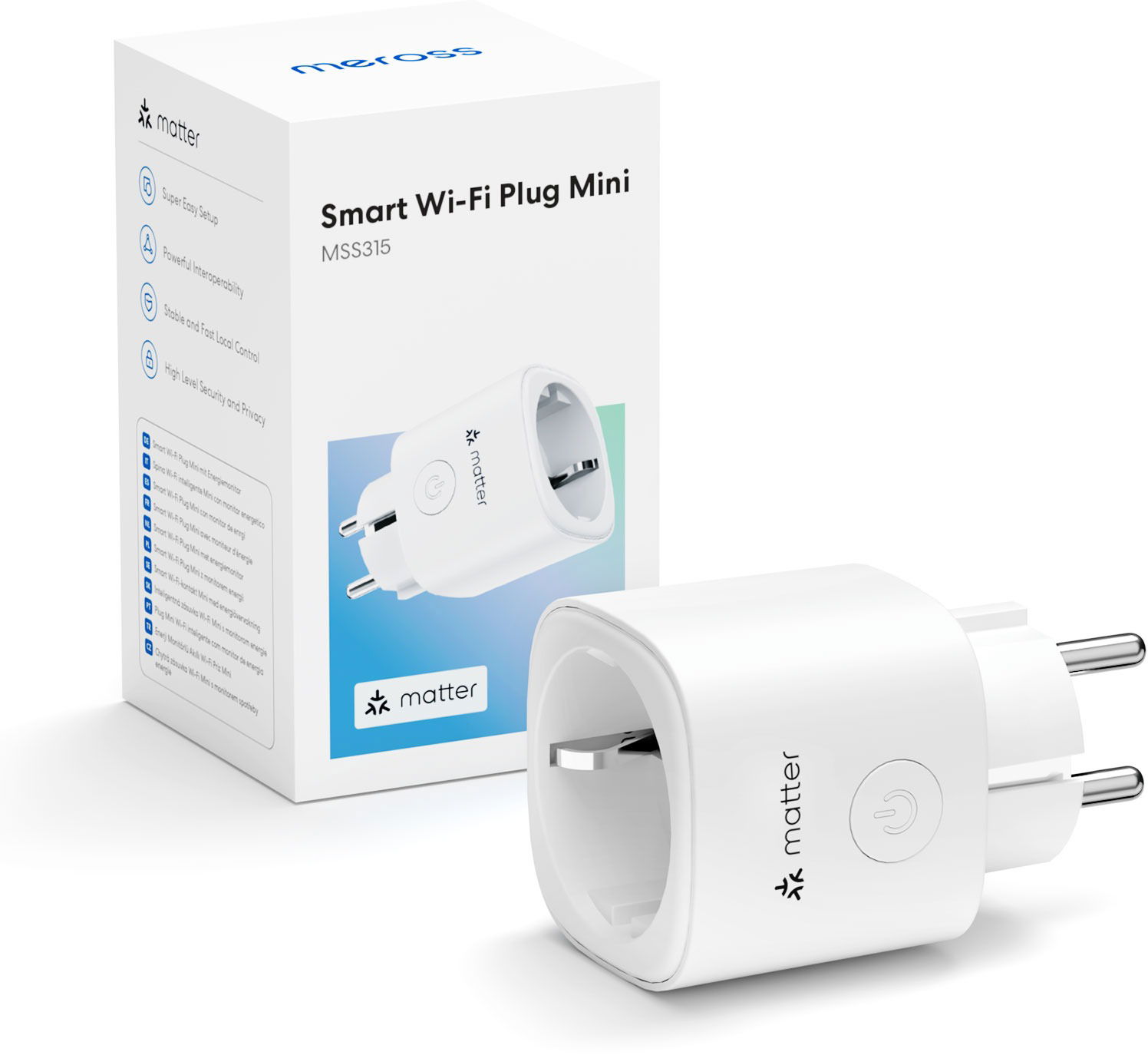 Meross Smart Wi-Fi Plug Mini with energy monitor, matter - Chytrá ...