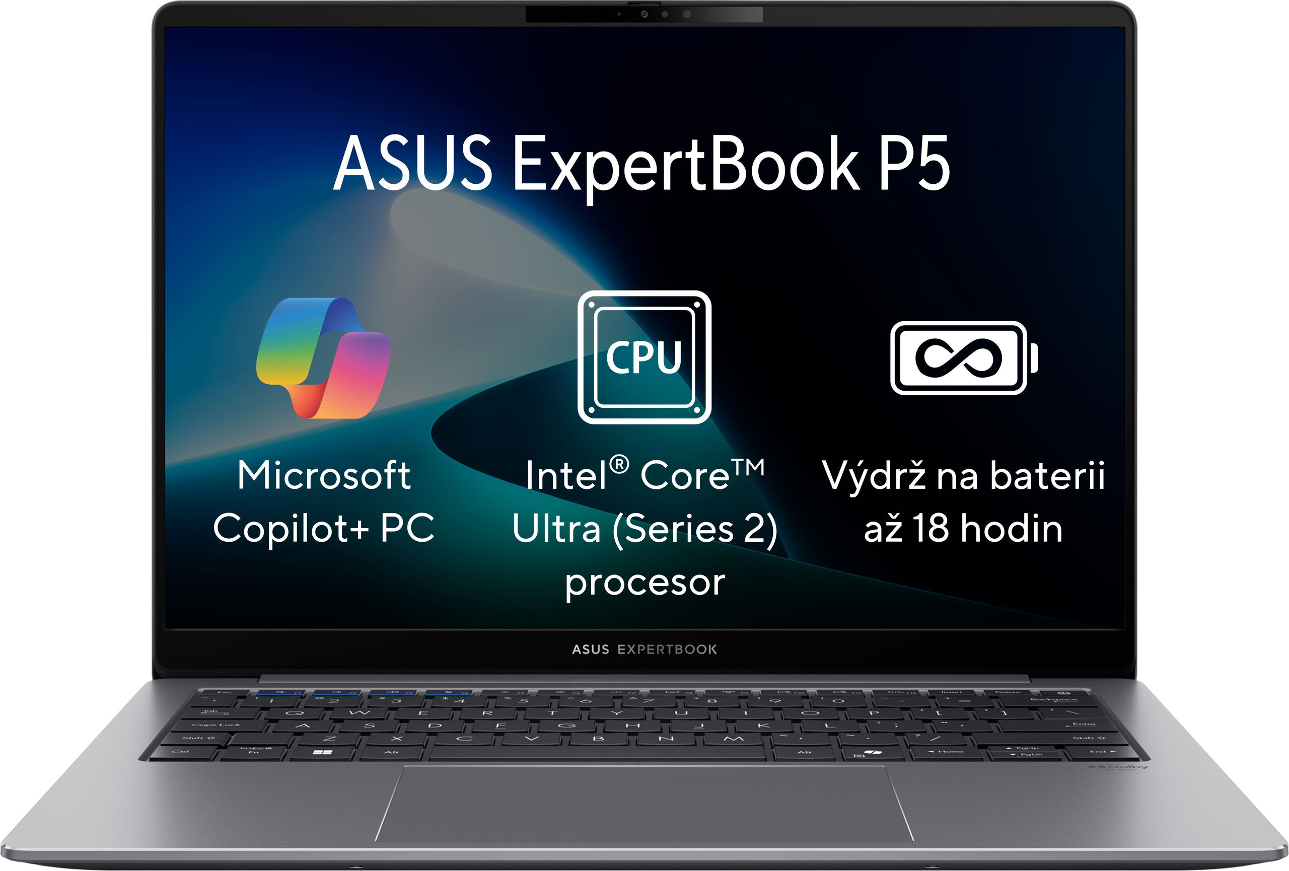ASUS ExpertBook P5 P5405CSA-ULTRA7X Misty Grey - Notebook | Alza.cz