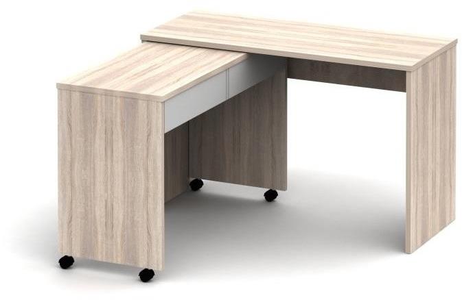 Cheapest furniture GEMMIFERA folding desk sonoma oak white Desk Alza.cz