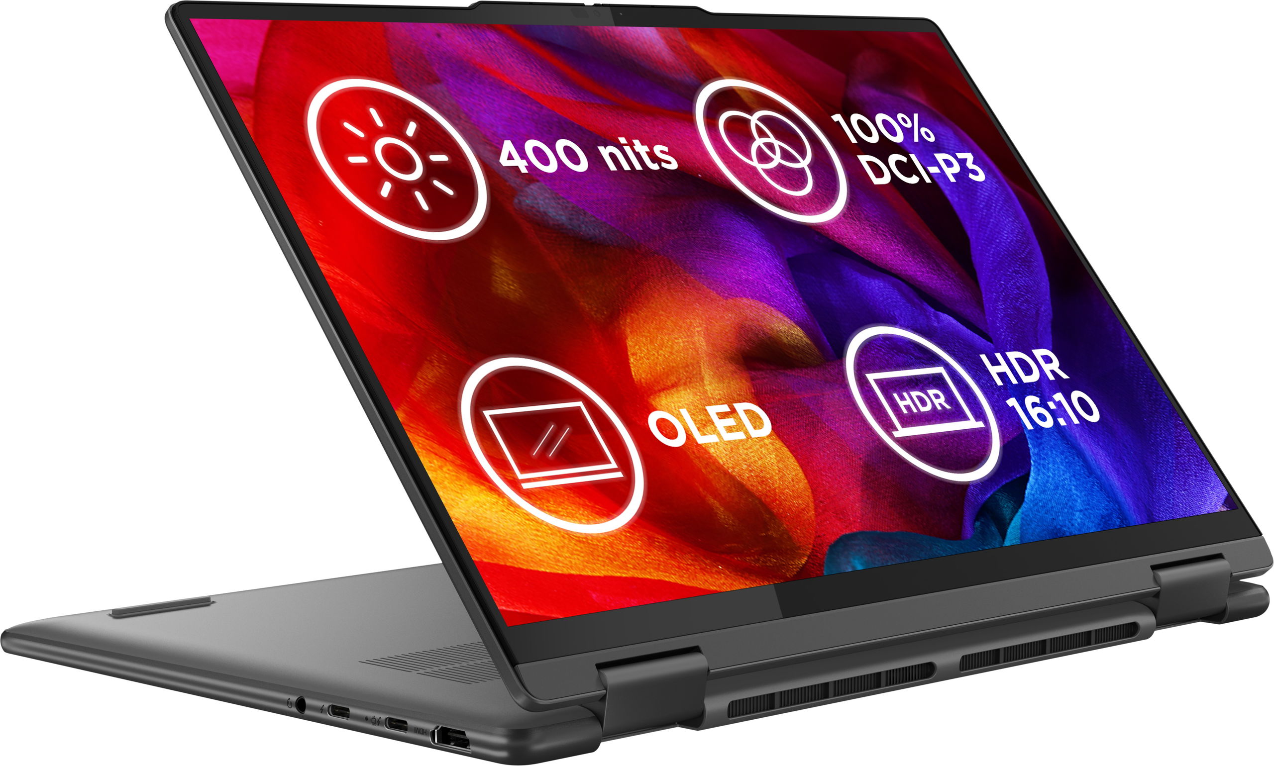 Lenovo Yoga 7 2-in-1 14AHP9 Storm Grey celokovový + aktivní stylus Lenovo - Tablet PC | Alza.cz