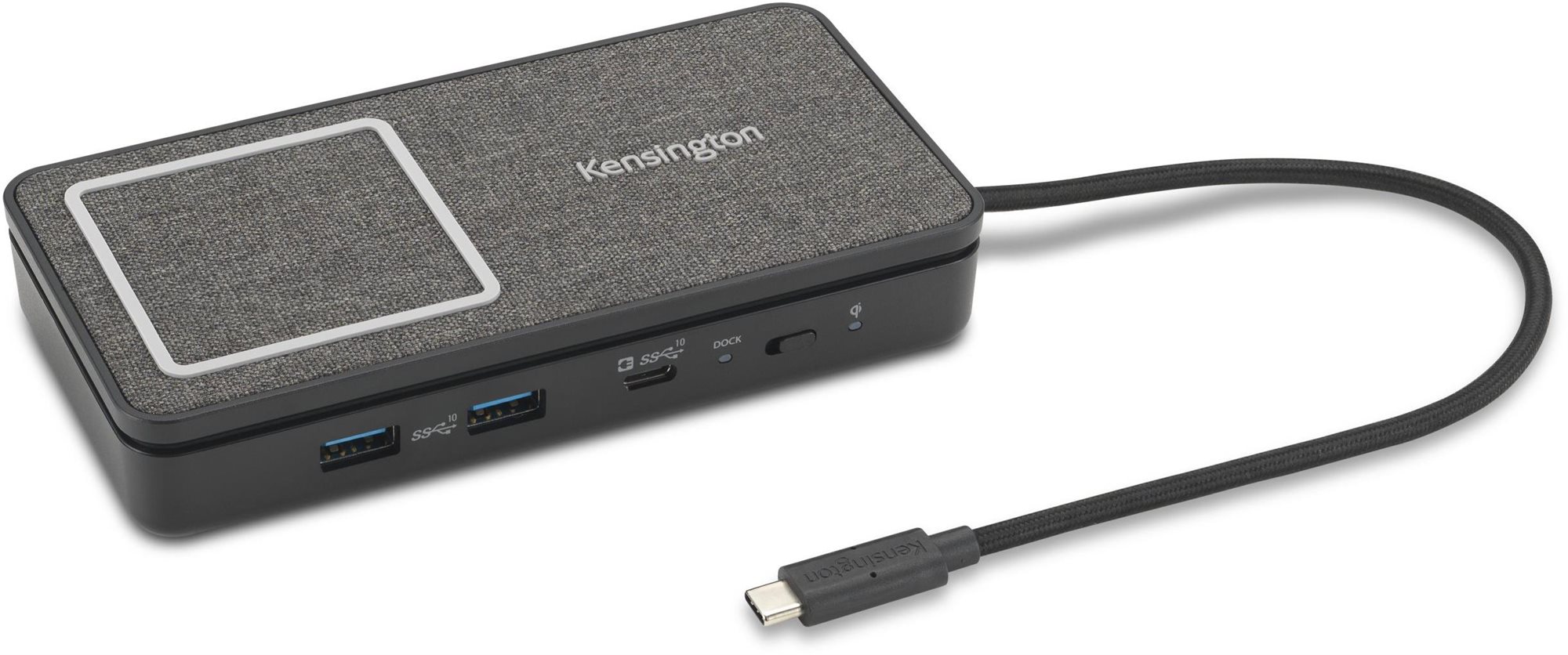 Kensington SD1700p USB-C Dual 4K Portable Docking Station with Qi ...