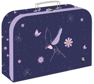 Oxybag PREMIUM LIGHT Laminált kisbőrönd, 34 cm, Flowers - Kisbőrönd ...