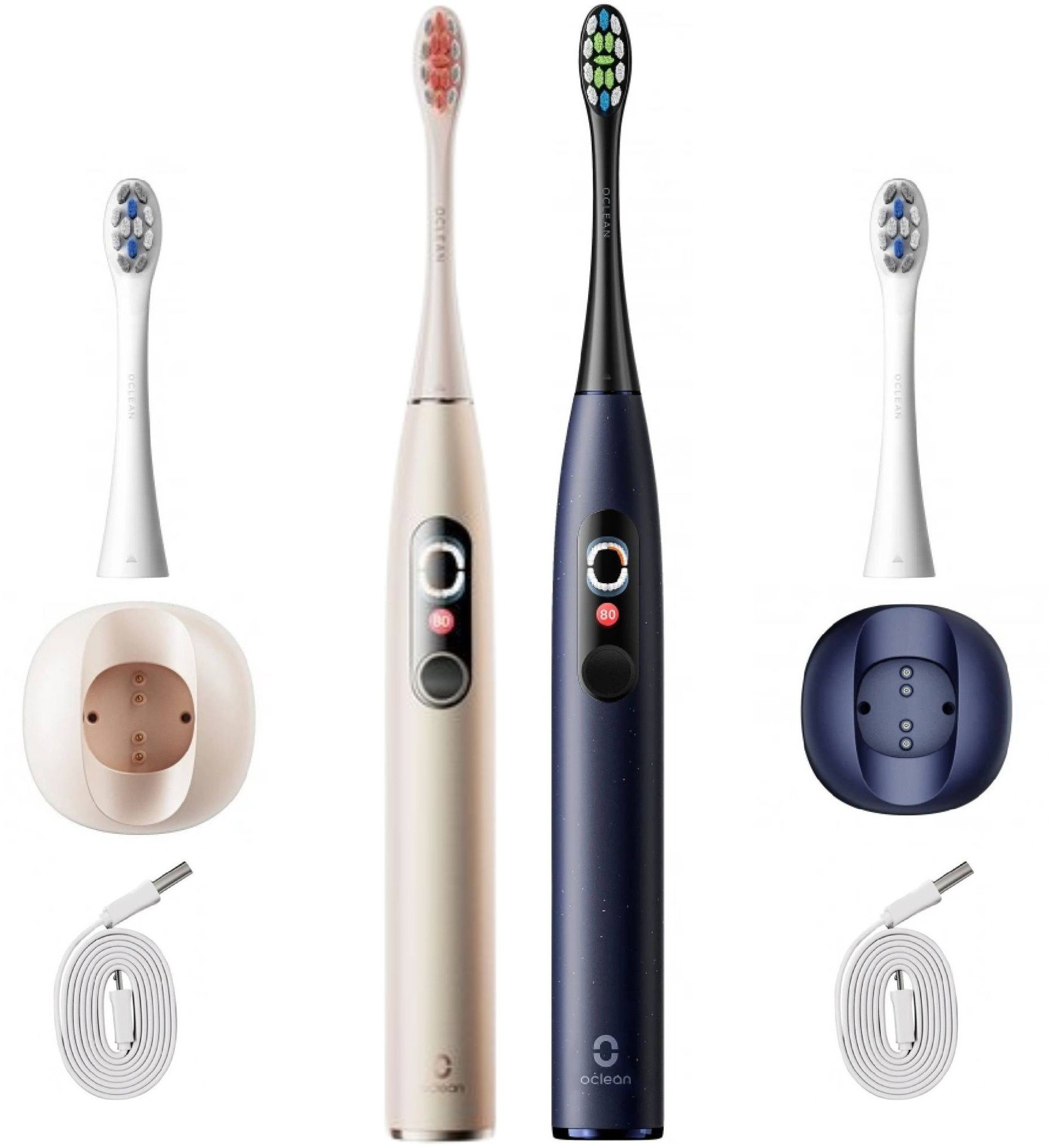 Oclean X Pro Digital Duo Set Gold&Blue 2 ks - Elektrický zubní kartáček | Alza.cz