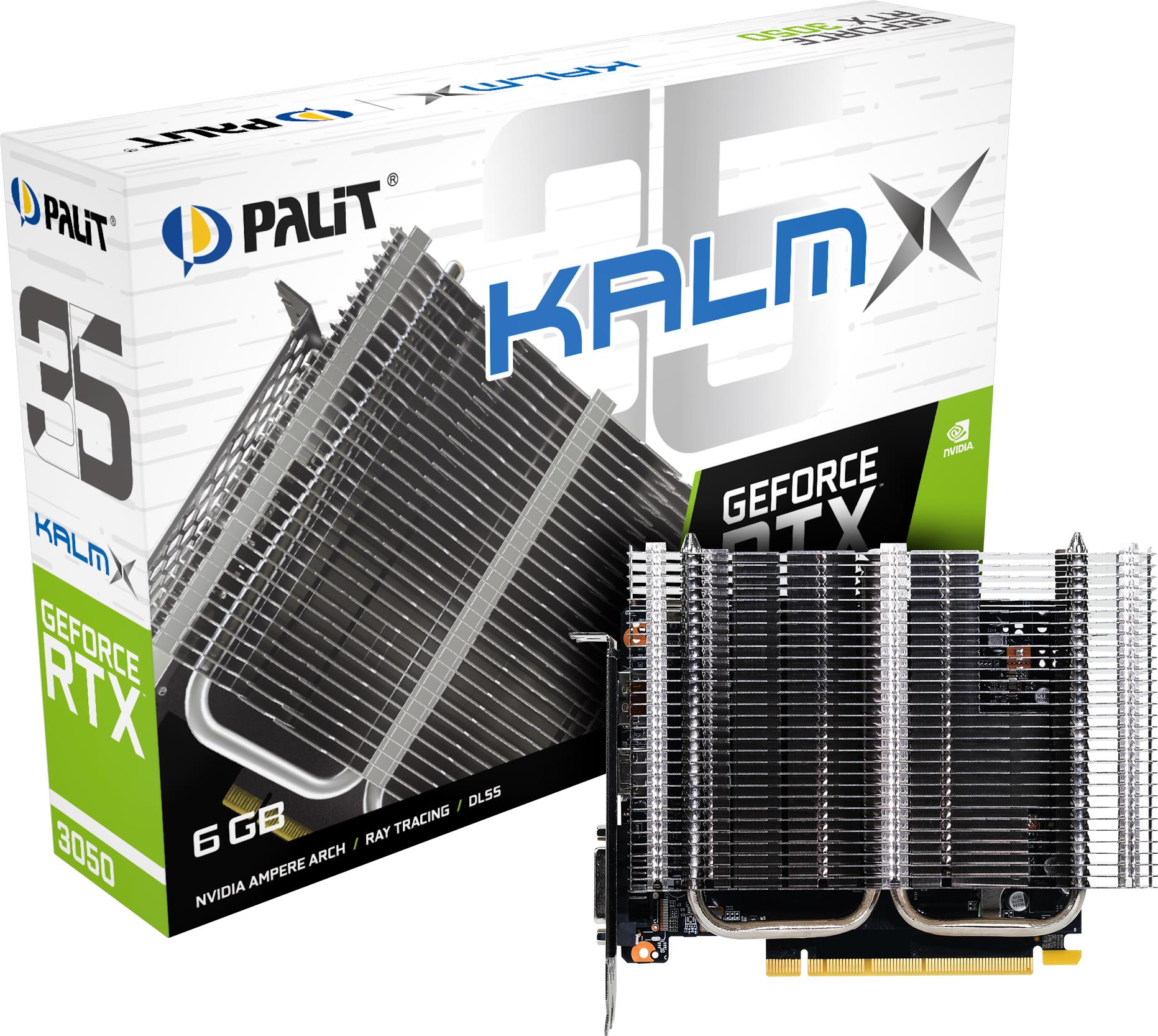 PALIT GeForce RTX 3050 KalmX 6GB GDDR6 - Grafická karta | Alza.sk