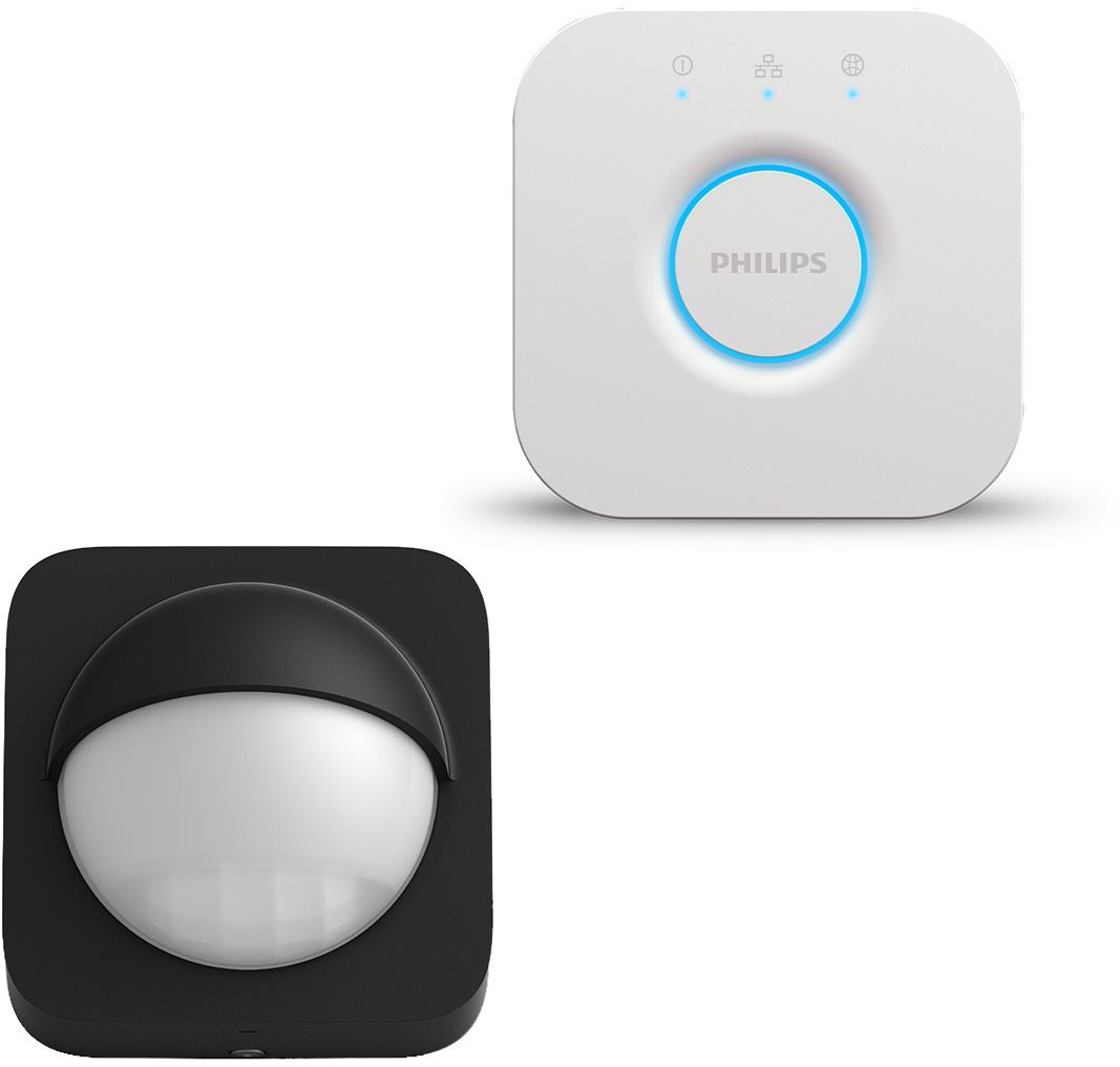 Philips HUE Bridge EU + Philips Hue Outdoor sensor EU - Sada chytrého ...