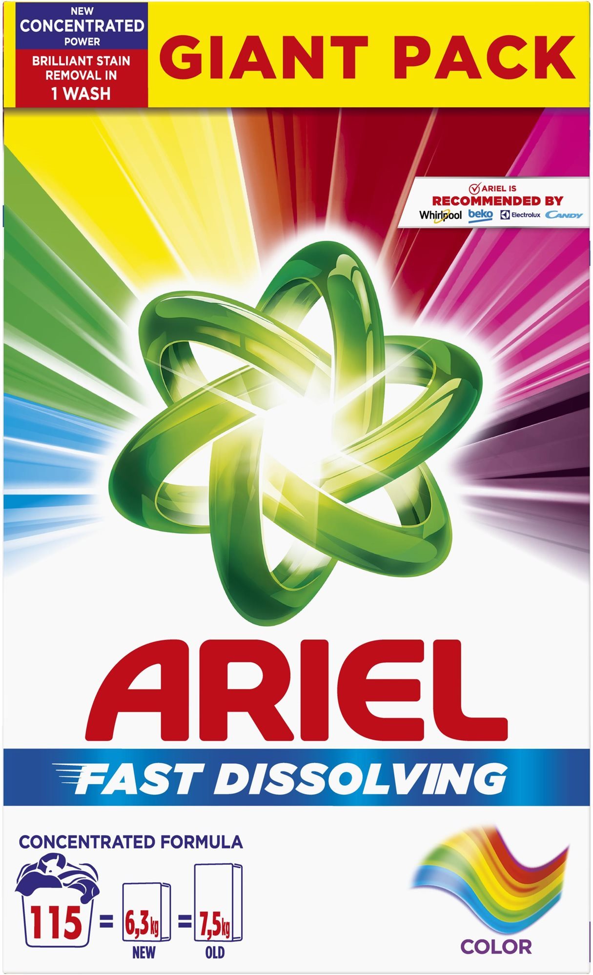 ARIEL Color 6,3 kg (115 praní) - Prací prášek | Alza.cz