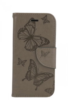 TopQ iPhone SE 2020 knižkové Butterfly sivé 62461 - Puzdro na mobil ...