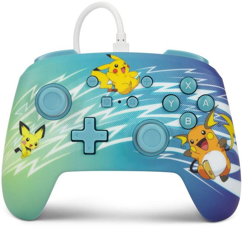 PowerA Enhanced Wired Controller - Nintendo Switch - Pikachu Evolution ...