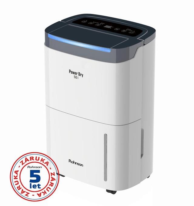Rohnson R-9150 Power Dry + prodloužená záruka na 5 let - Odvlhčovač ...
