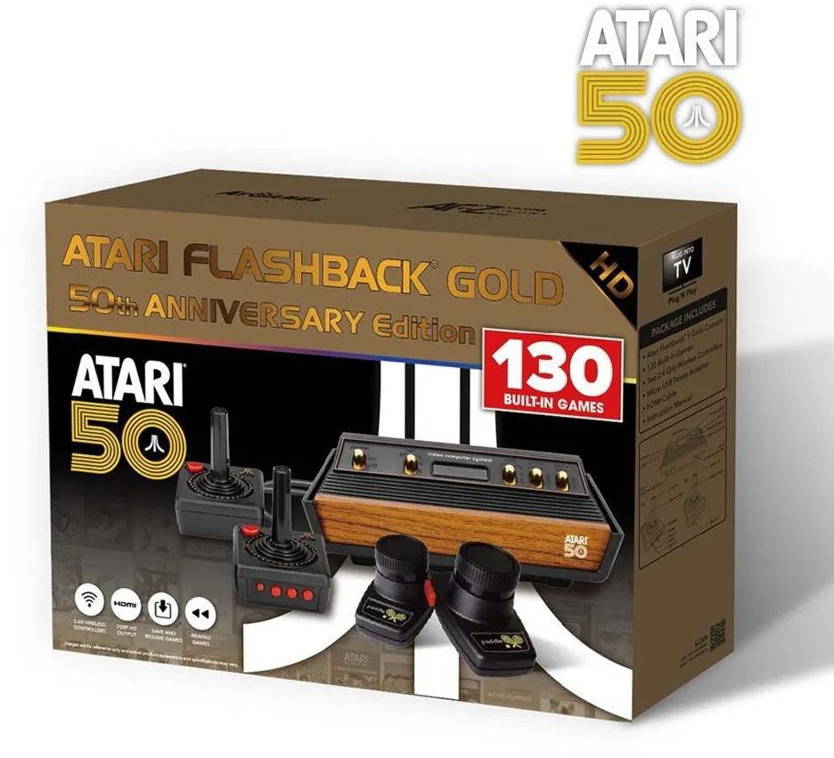 Atari Flashback 11 Gold - 50th Anniversary - Retro Konsole ...
