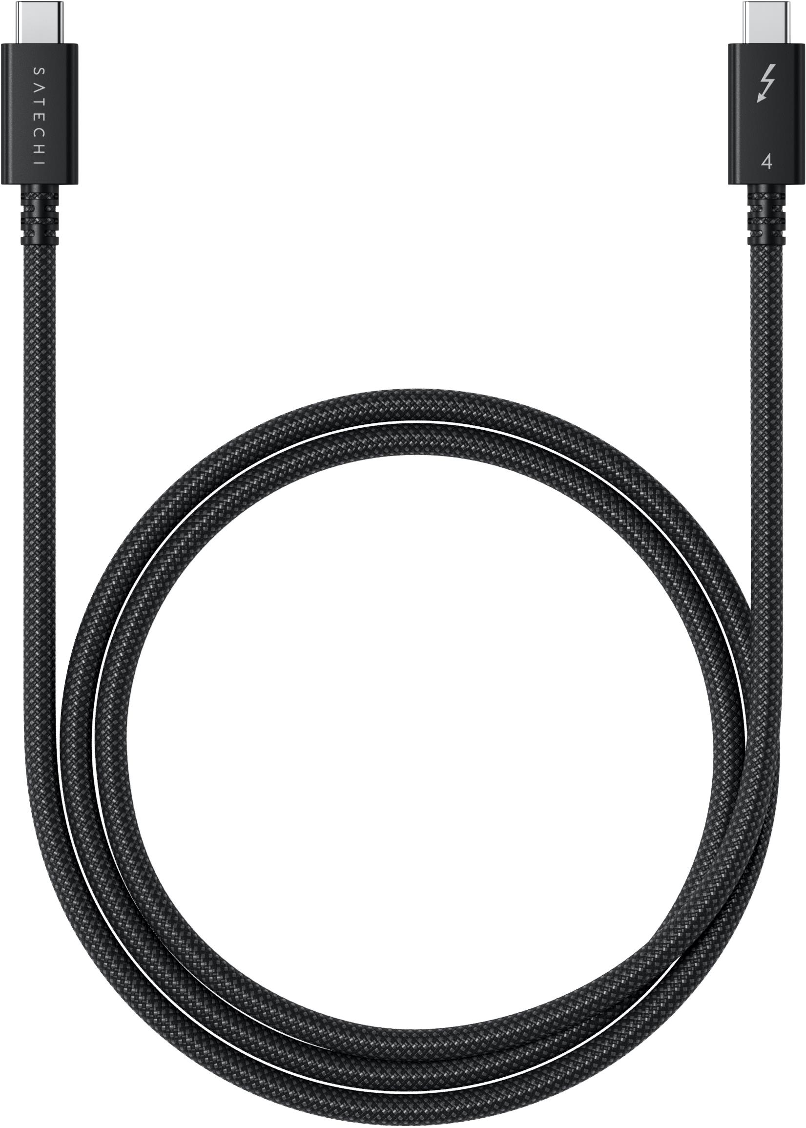Satechi Thunderbolt 4 Pro Braided Cable 1m (PD240W,40Gpbs data,8K ...