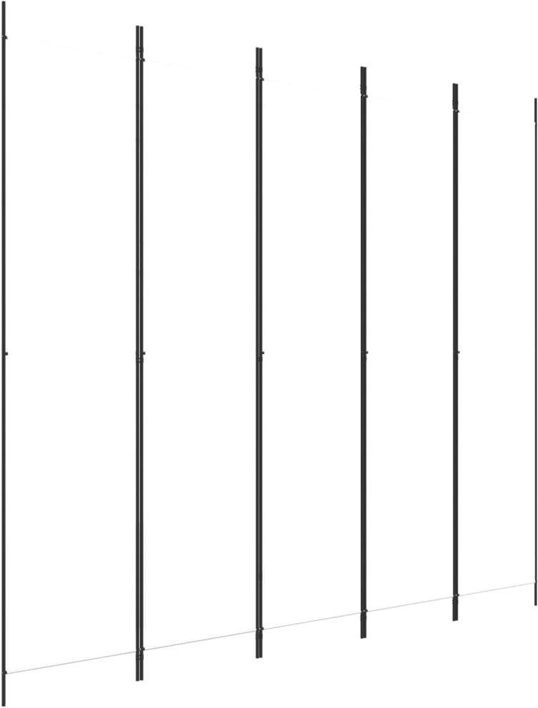 5dílný paraván bílý 250×220 cm textil za 1 299 Kč - Paraván | Alza.cz