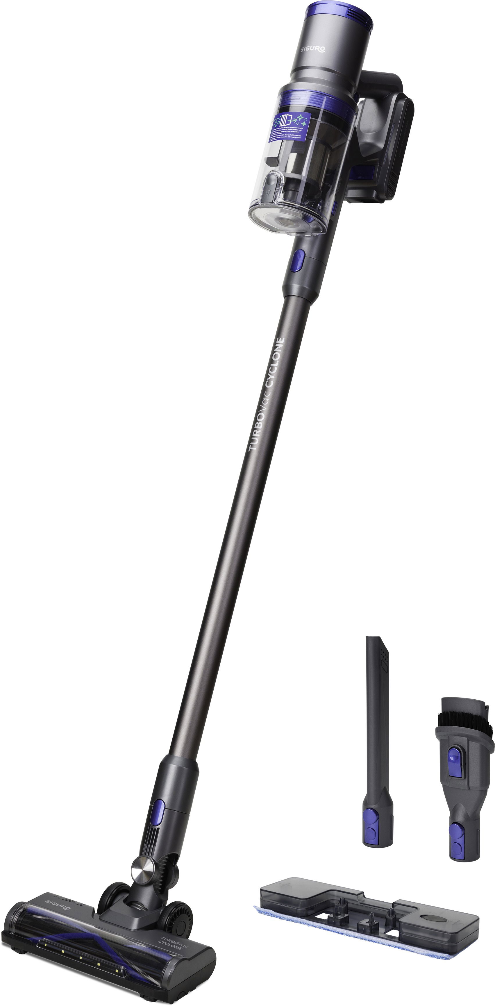 Siguro VT-H301B TURBOVac Cyclone BLDC - Tyčový vysavač | Alza.cz