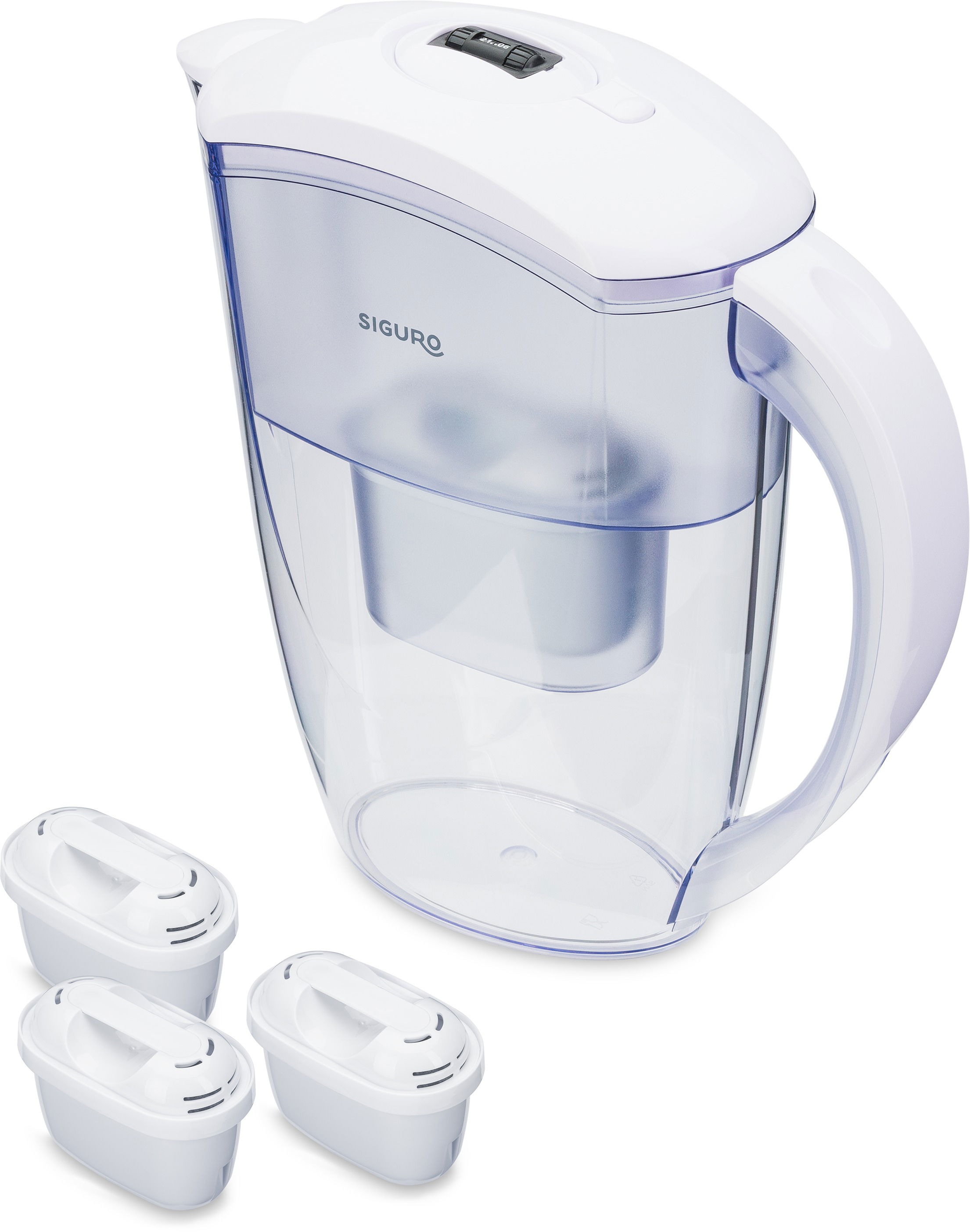 Siguro Filtrační konvice Pure Flow Essential, konvice + 3 filtry v ...