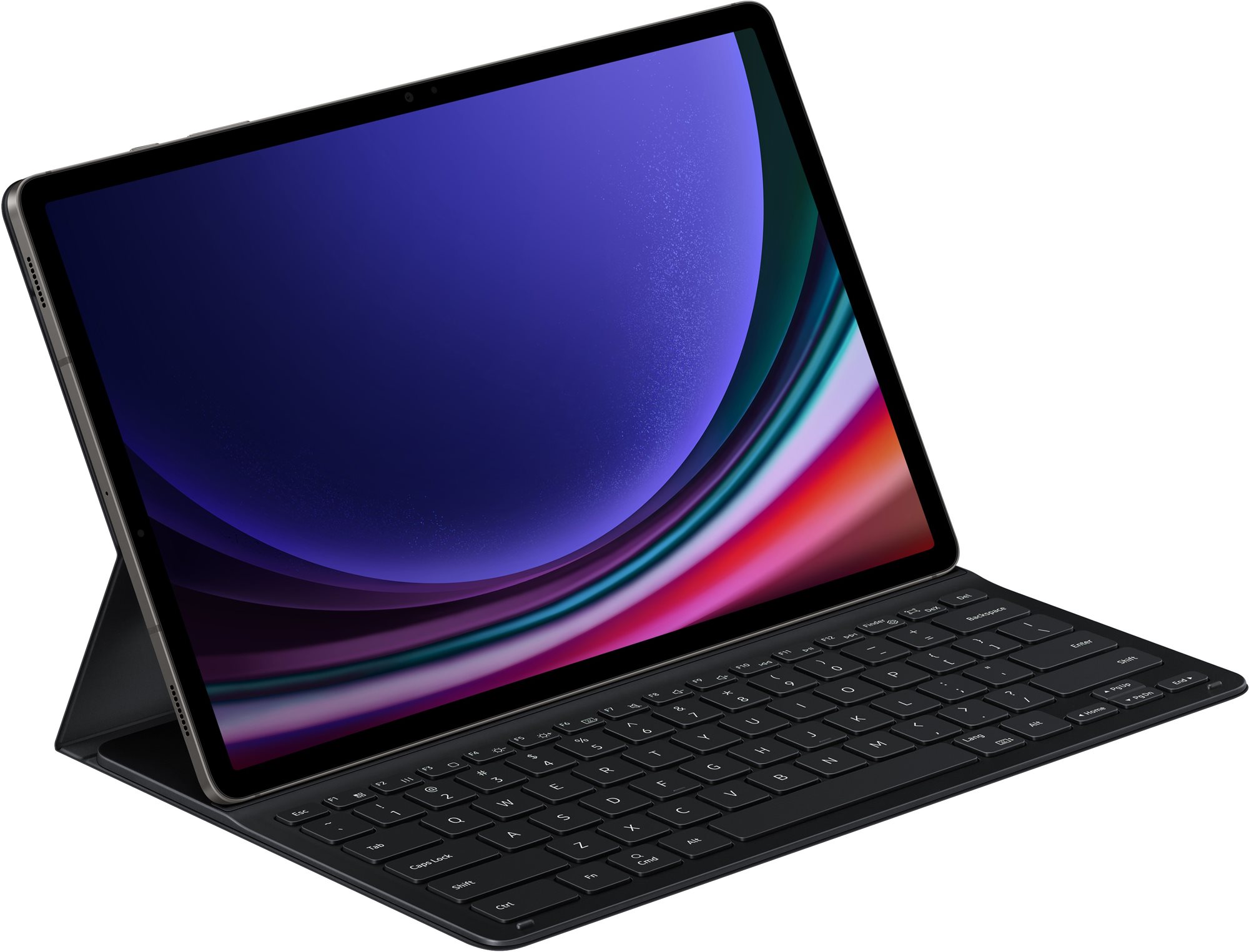 Samsung Galaxy Tab S9+/Tab S9 FE+ Védőburkolat fekete billentyűzettel ...