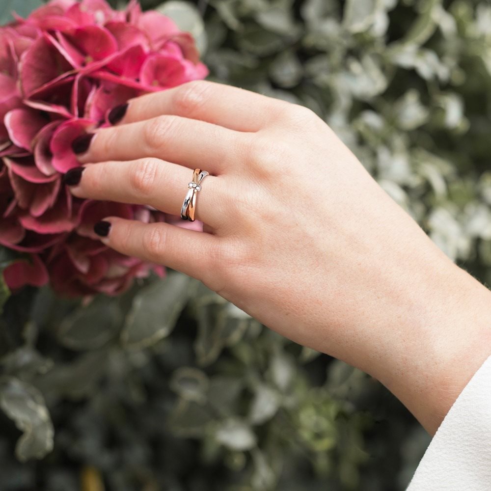 Hot diamonds infinity ring store