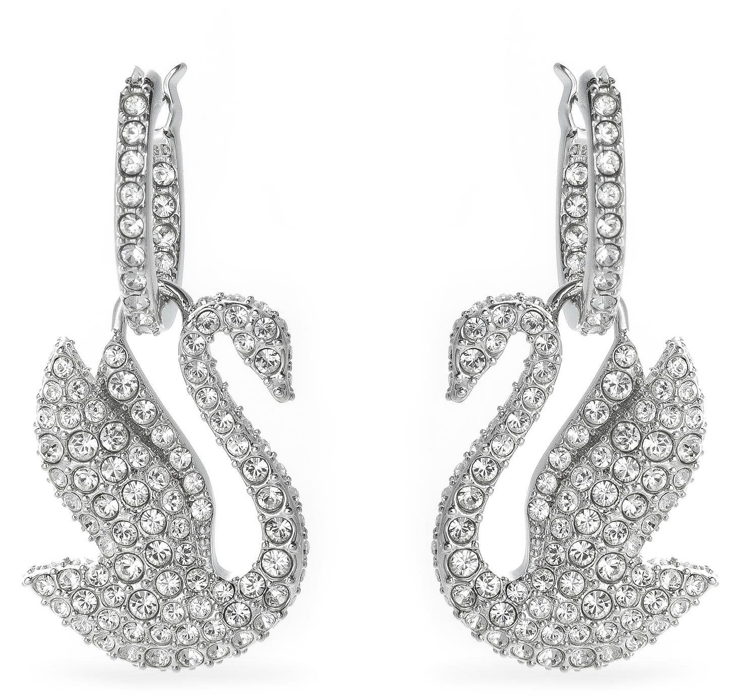 SWAROVSKI Iconic Swan 5647545 - Náušnice | Alza.cz