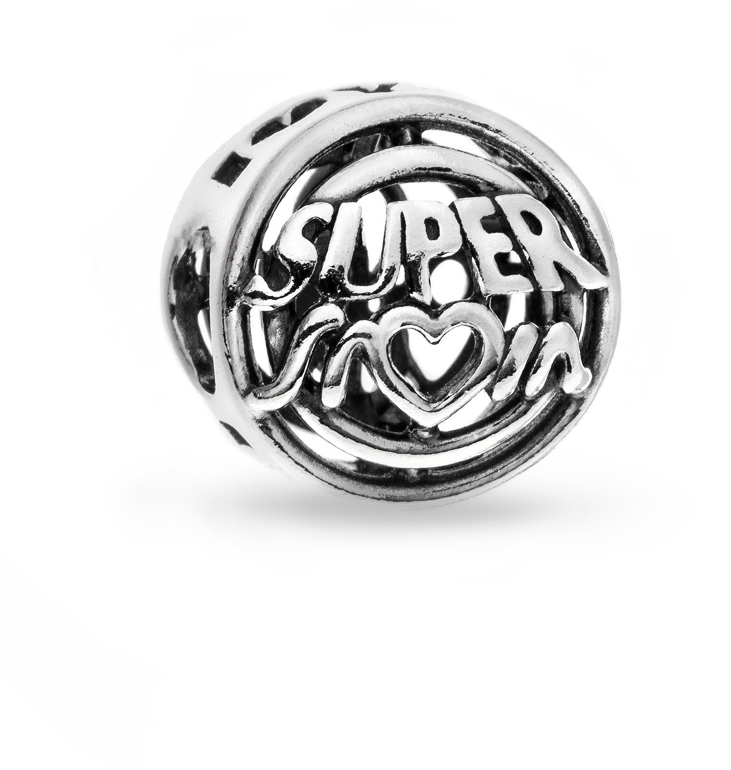 PANDORA Superhrdinka se slovem Mum 792644C00 (Ag 925/1000, 1,9 g ...