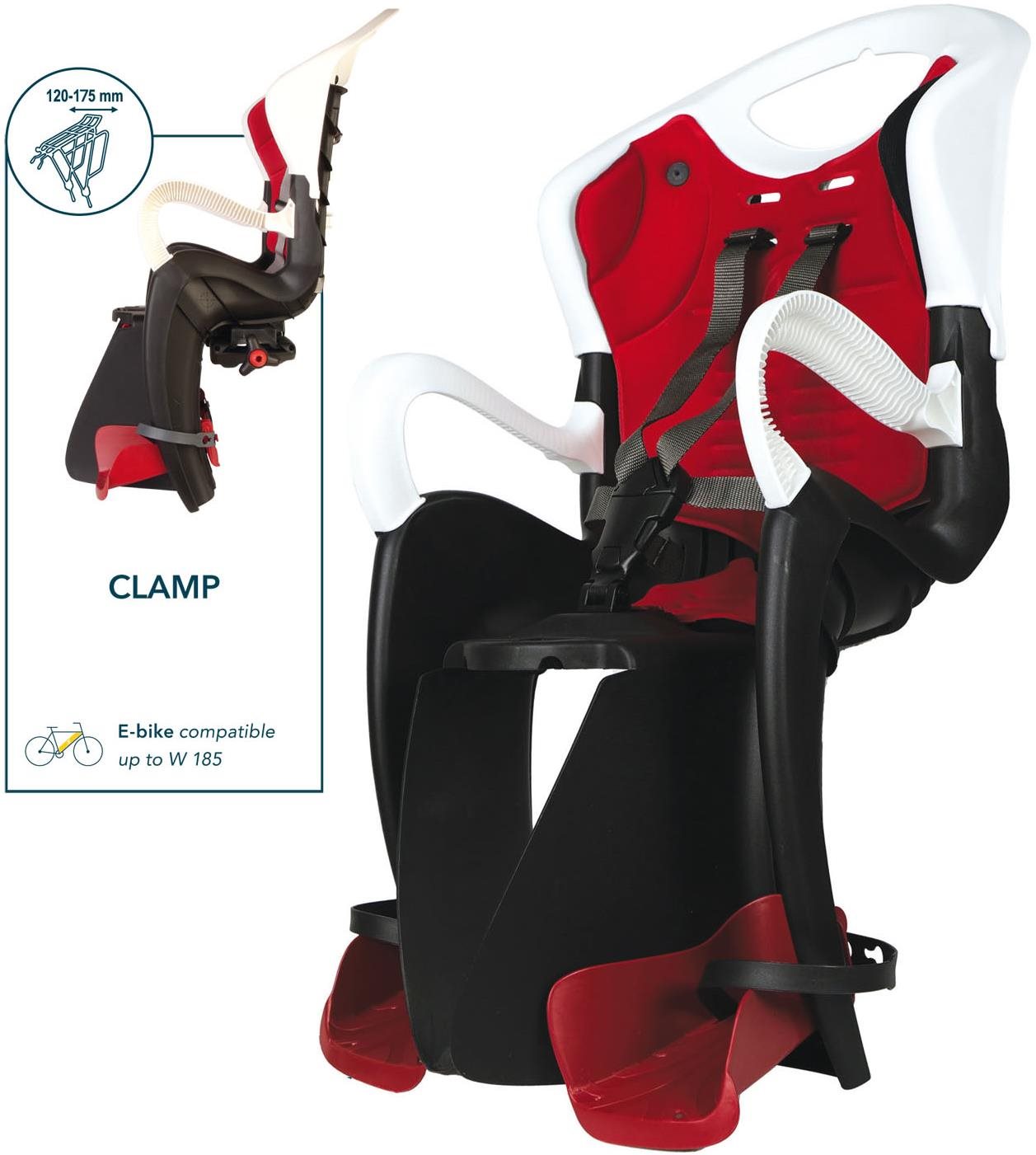 Bellelli TIGER clamp na nosič kola černo-červený - Dětská sedačka na ...