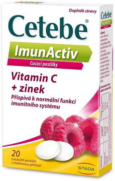 Cetebe ImunActiv Vitamin C + zinek 20 tablet - Doplněk stravy | Alza.cz