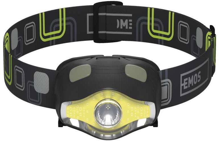 EMOS COB LED + LED P3536 220 lm 100 m 3× AAA - Čelovka | Alza.cz