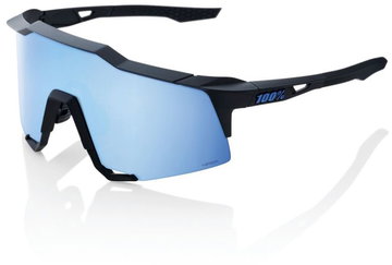 100% Speedlab Speedcraft Matte Black HiPER Blue Multilayer Mirror Lens ...