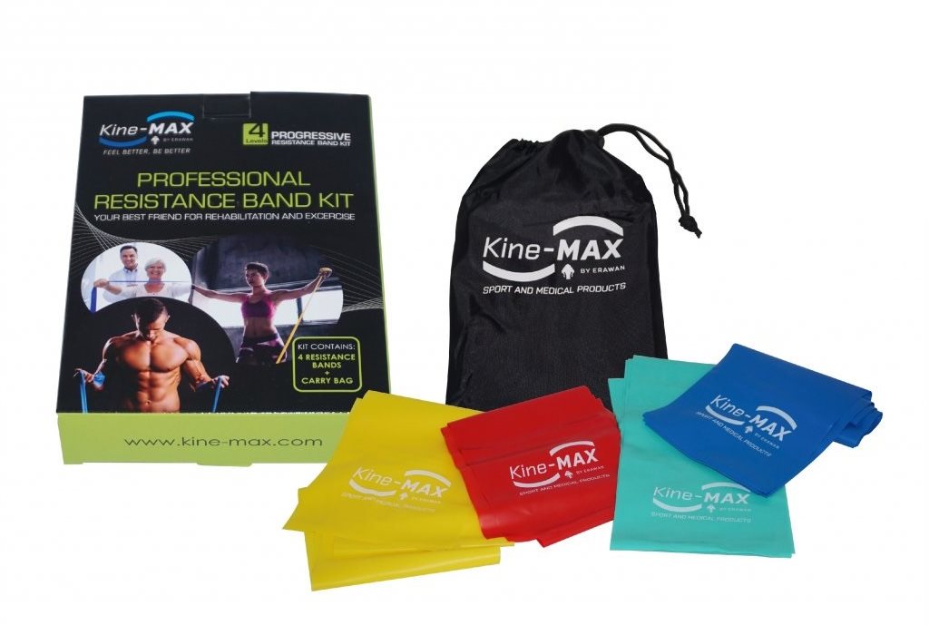 Kine-MAX Pro-Resistance Band Kit – Set posilovacích gum – Level 1-4 ...