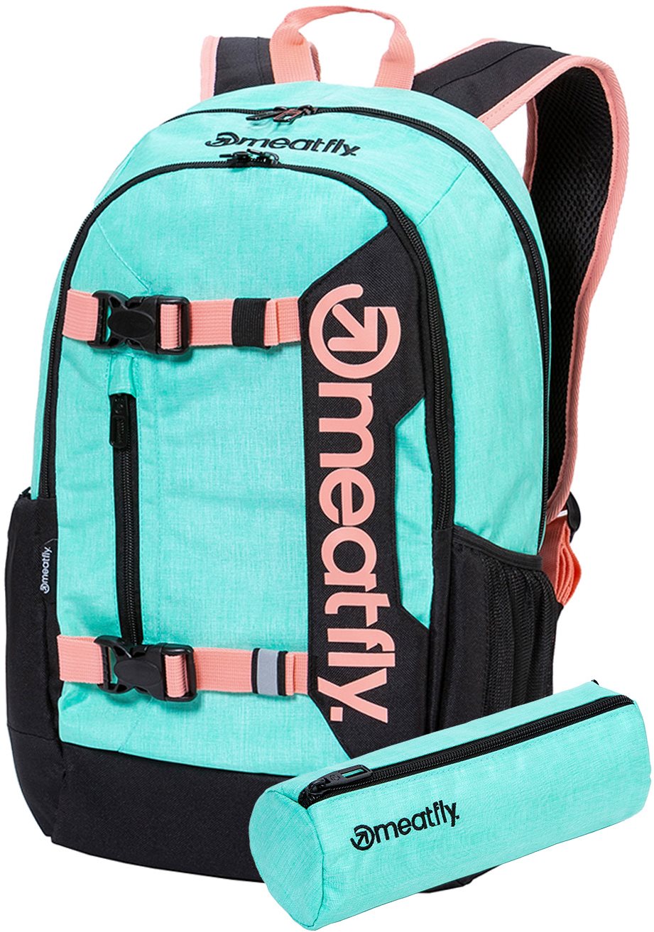 Meatfly Basejumper 6 Backpack, Heather Mint - Městský batoh | Alza.cz