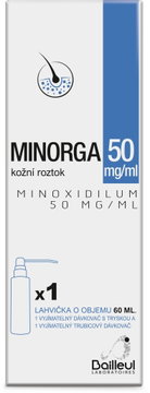 Minorga 50 mg/ml kožní roztok 60 ml - Léčivý přípravek | Alza.cz