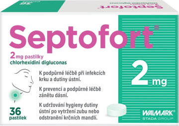 Septofort 2 mg 36 pastilek - Léčivý přípravek | Alza.cz
