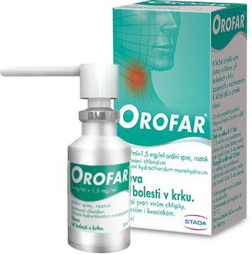 Orofar 2 mg/ml + 1,5 mg/ml orm.spr.sol.1 × 30 ml - Léčivý přípravek ...