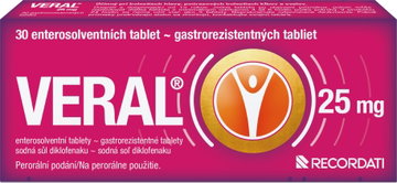 Veral 25 mg 30 tablet - Léčivý přípravek | Alza.cz